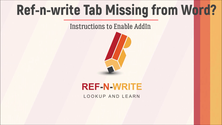 FAQs - Ref-n-Write: Scientific Research Paper Writing Software