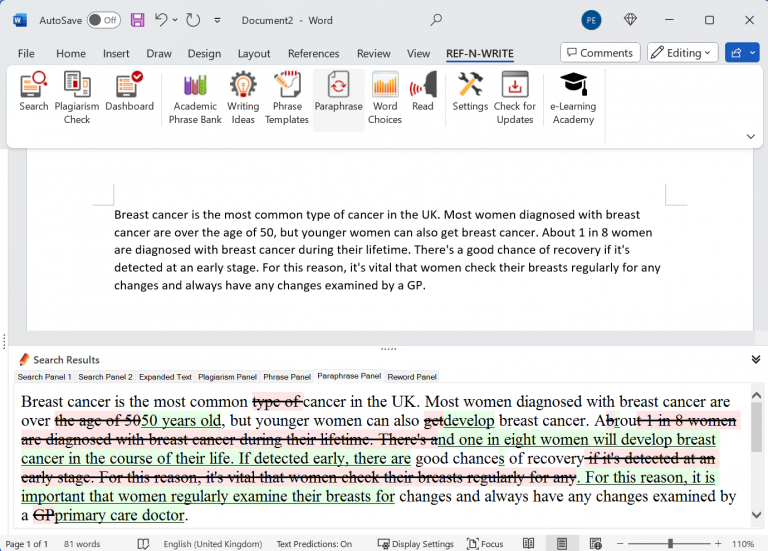 Paraphrasing – Techniques for Rephrasing, Rewording, and Rewriting.