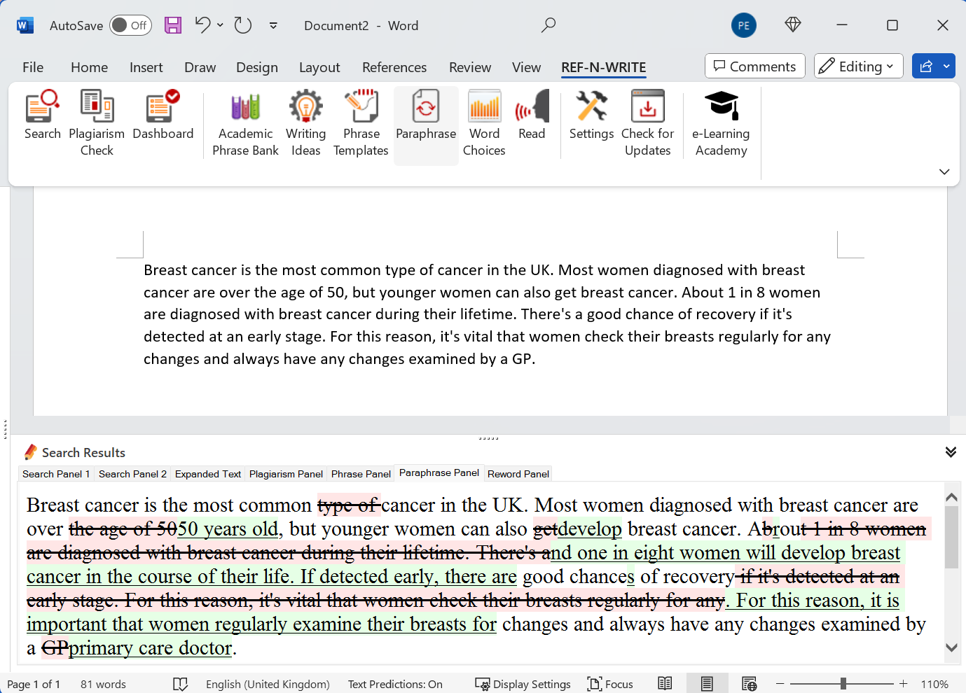 Paraphrasing – Techniques for Rephrasing, Rewording, and Rewriting.