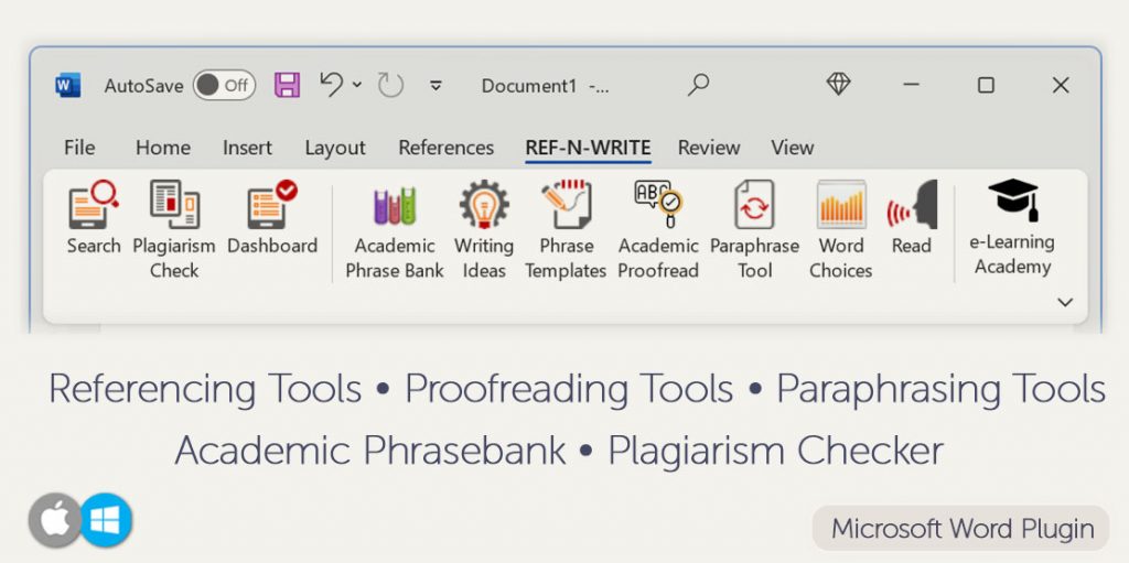 Ref-n-Write: Scientific Research Paper Writing Software