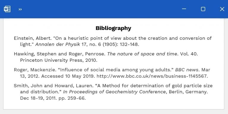 Chicago Referencing Style and Citation Examples