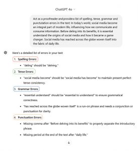 Perfecting Your Paper: ChatGPT for Grammar and Proofreading in Academia ...